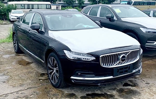 沃尔沃大改款S90实车曝光，该车预计在三_车家号_发现车生活_汽车之家