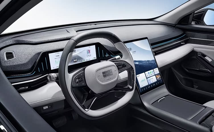 8155芯片加持，设计简约素雅，吉利银河L6内饰官图发布_车家号_发现车生活_汽车之家