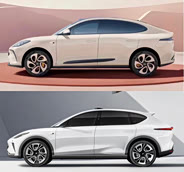 【文章】对比一下子智己LS6和LS7的区别，大家瞅瞅区别大不大；我个人看设计语言没怎么变，但感觉厂家是想把设计语言往秀气那边偏偏；车侧就不说了，两种形态的产品，轿跑很区分；车尾大造型不变，主要 ...