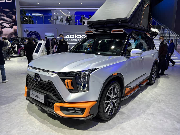 2.0T混动+8AT，带车顶帐篷，广州车展看露营SUV传祺GS8旅行者_车家号_发现车生活_汽车之家