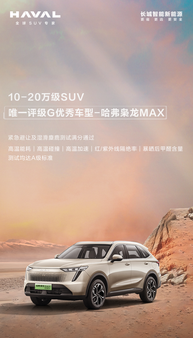 15-20万级SUV的“王者”，哈弗枭龙MAX成懂车帝夏测最大黑马_车家号_发现车生活_汽车之家