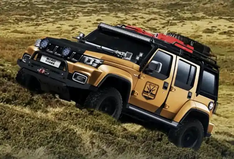 底盘升高+原厂绞盘，北京BJ40可可西里版，将成坦克300的最强对手_车家号_发现车生活_汽车之家