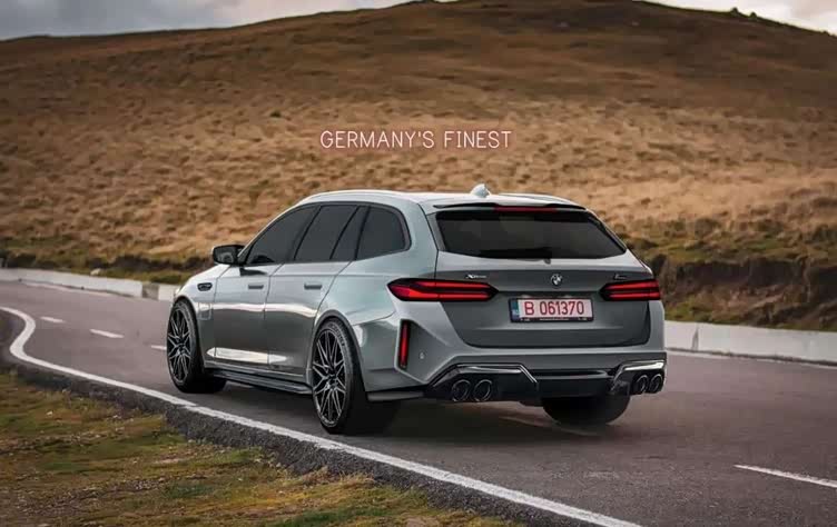 重磅！宝马全新M5旅行版官方预告图发布，2024年确认推出！_车家号_发现车生活_汽车之家