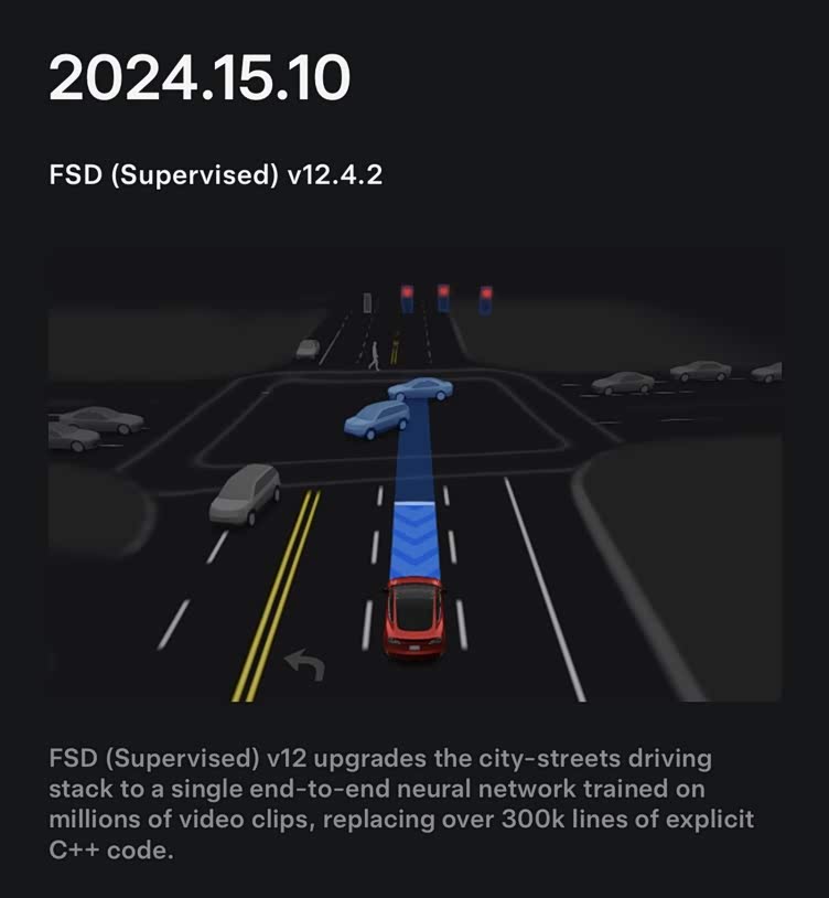 特斯拉发布FSD v12.4.2自动驾驶系统，用户反馈显着改进_车家号_发现车生活_汽车之家